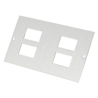 Legrand 37 x 22 4 Cut Out Outlet Plate to fit Floor Box (SP3403) | CEF