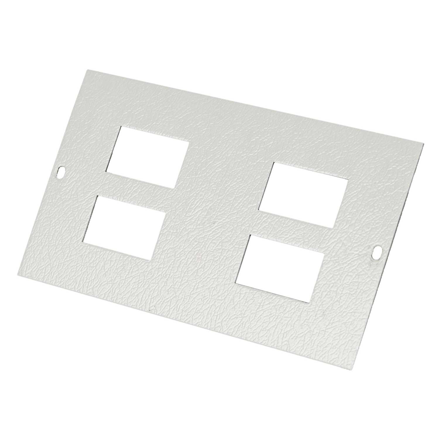 Legrand 37 x 22 4 Cut Out Outlet Plate to fit Floor Box (SP3403) | CEF