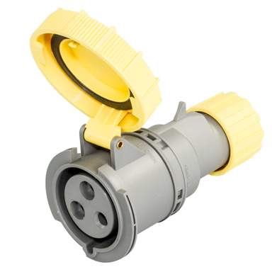 Lewden 32A 2P+E 110V Wall Mounted Socket IP67 (509224) | CEF