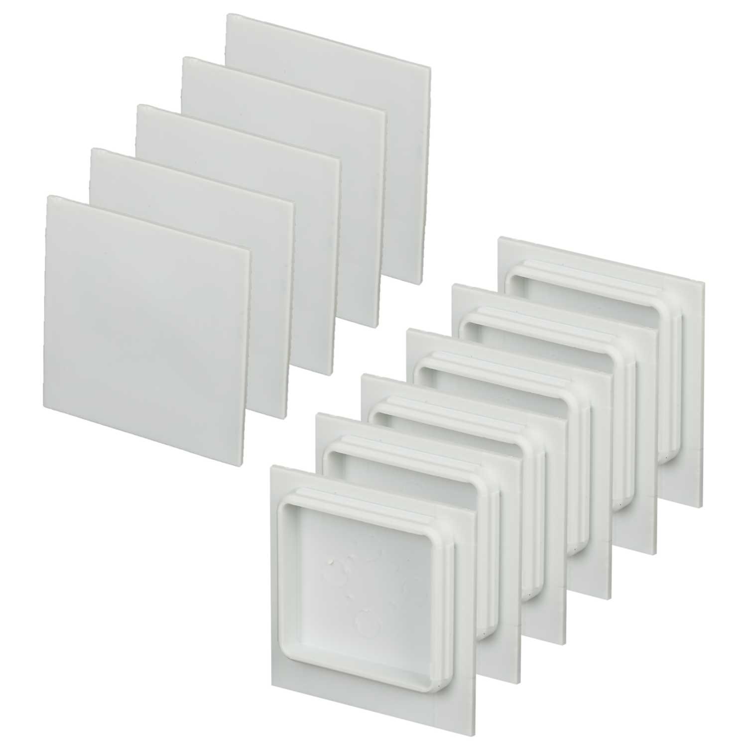 Lewden 50mm x 50mm Small Square Grommet (Pack of 10) (CUGR-5050) | CEF