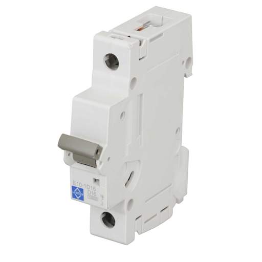 Lewden 16A Single Pole 10kA D Curve MCB (E10-1D16) | CEF