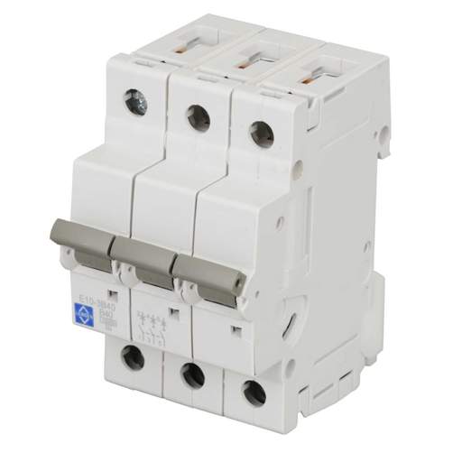 Lewden 40A Triple Pole 10kA B Curve MCB (E10-3B40) | CEF