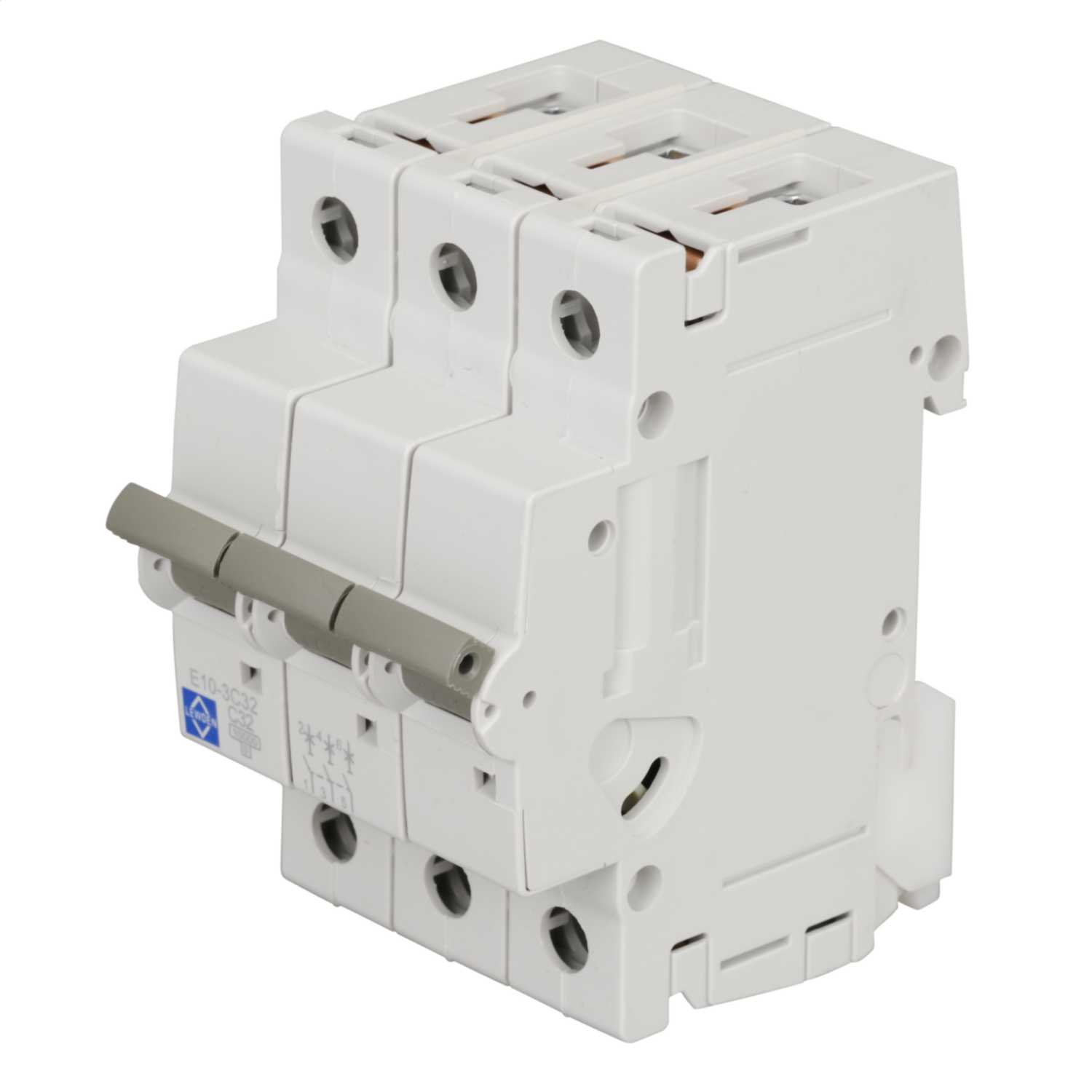 Lewden 32A Triple Pole 10kA C Curve MCB (E10-3C32) | CEF