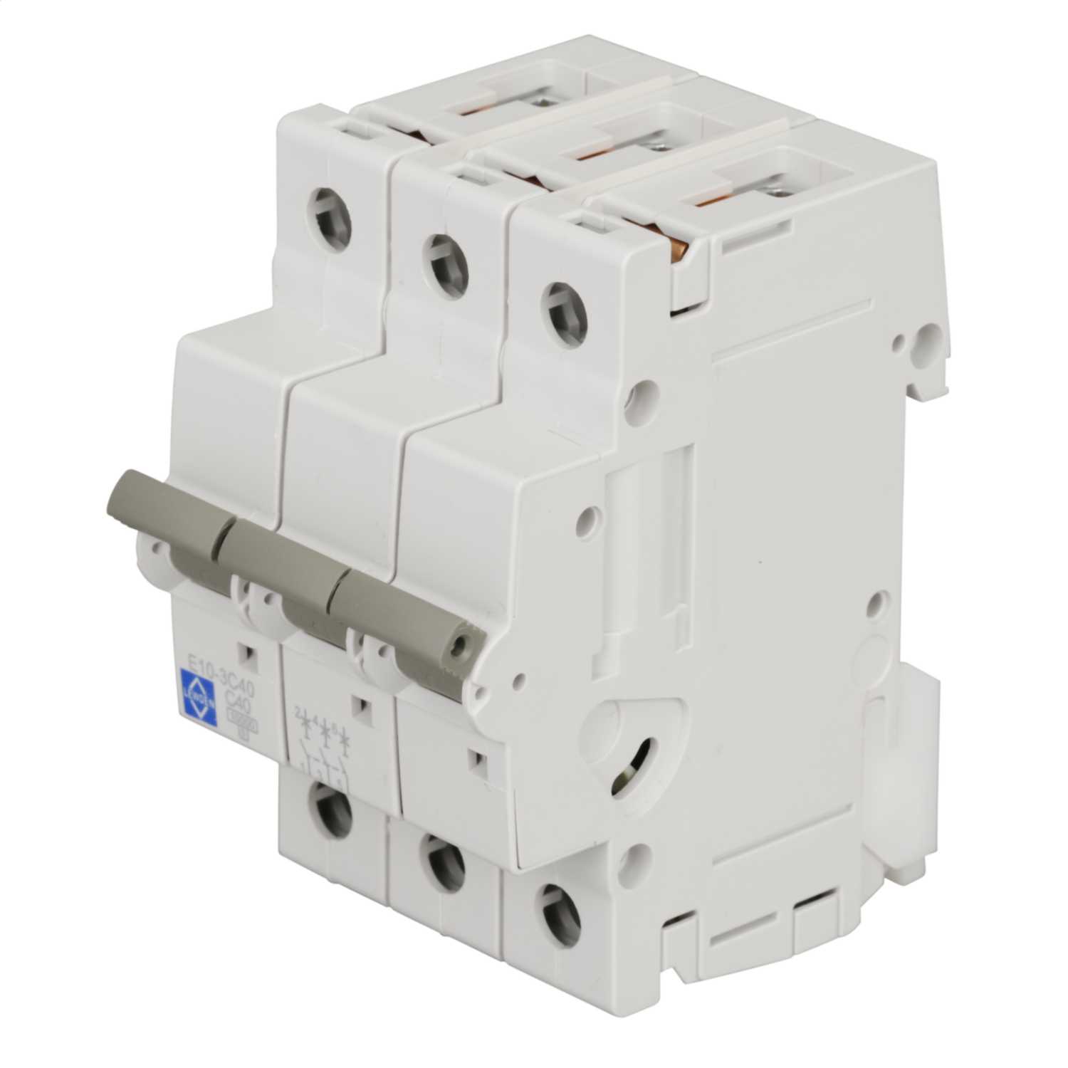 Lewden 40A Triple Pole 10kA C Curve MCB (E10-3C40) | CEF