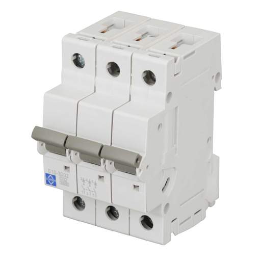 Lewden 32A Triple Pole 10kA D Curve MCB (E10-3D32) | CEF