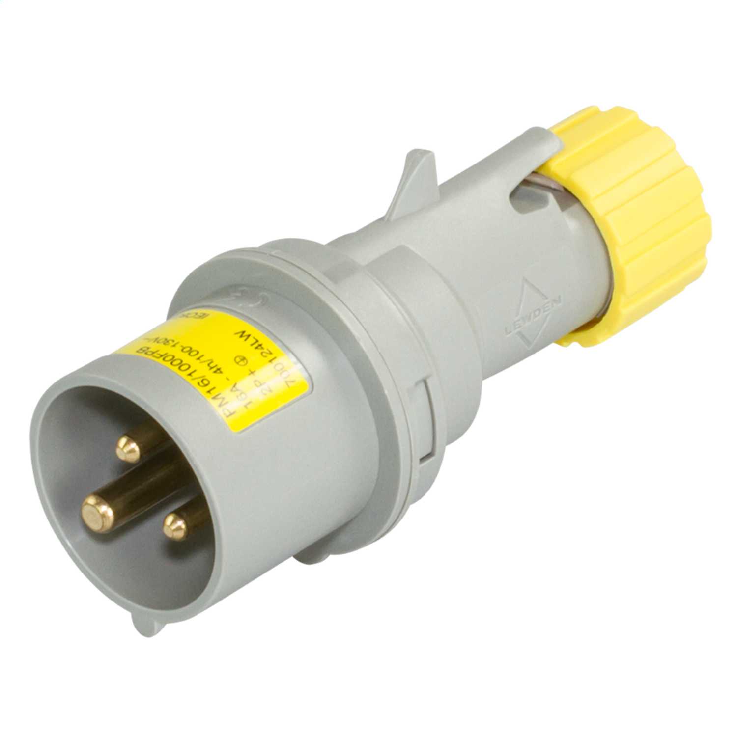 Lewden 16A 2P+E 110V Plug IP44 (PM16/1000FPB) | CEF
