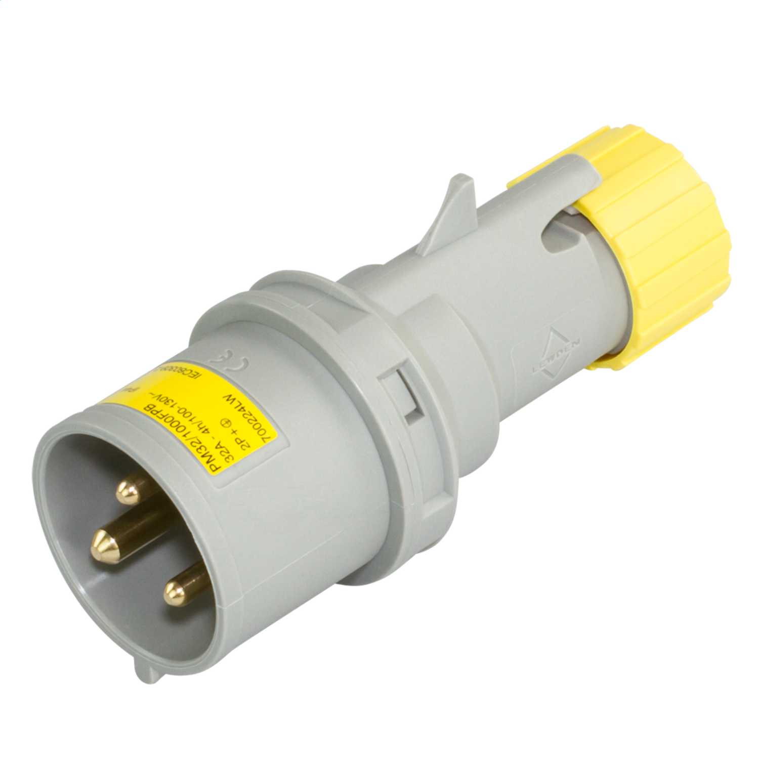 Lewden 32A 2P+E 110V Plug IP44 (PM32/1000FPB) | CEF