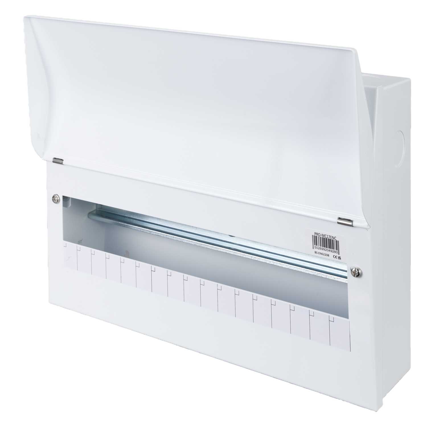 Lewden 17 Way Metal Clad Consumer Unit [No Incomers] (PRO-MC17ENC) | CEF