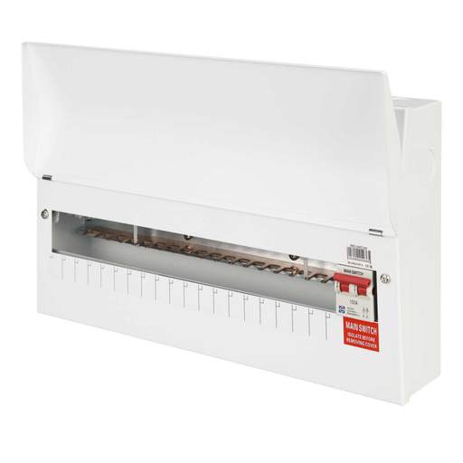 Lewden 19 + 1 Way 100A Isolator Incomer Metal Clad Consumer Unit (PRO ...