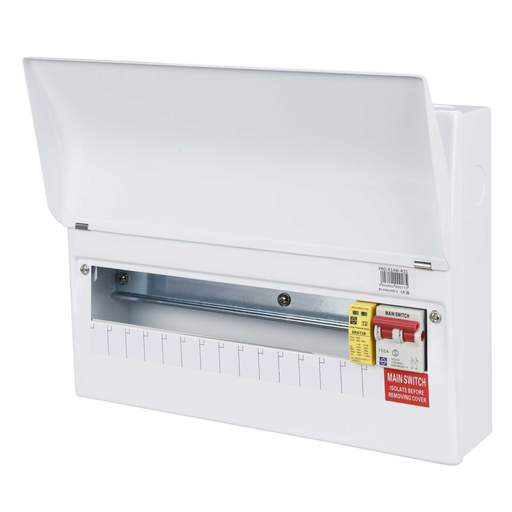 Lewden 14 Way 100A Isolator Incomer Metal Clad Consumer Unit with Type ...
