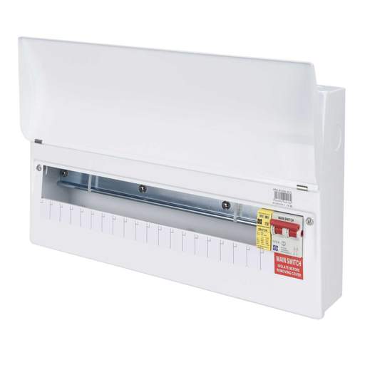 Lewden 19 Way 100A Isolator Incomer Metal Clad Consumer Unit with Type ...