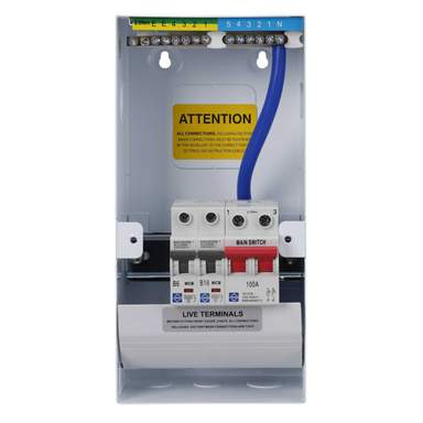 Lewden Metal Clad Garage Unit with 100A Isolator and 6A and 16A MCB ...