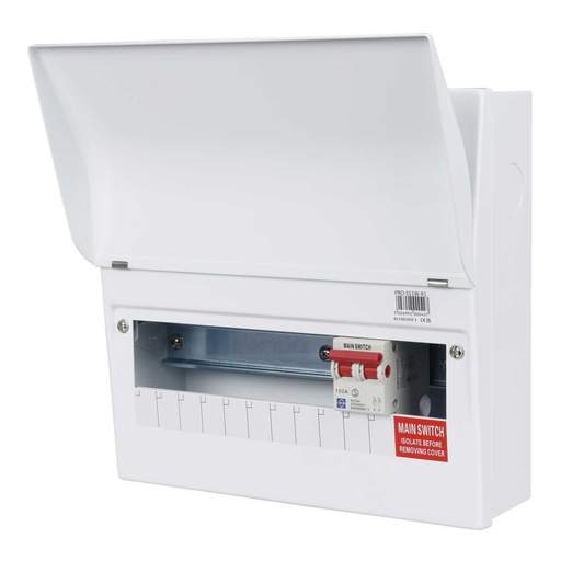 Lewden 11 Way 100A Isolator Incomer Metal Clad Consumer Unit with ...