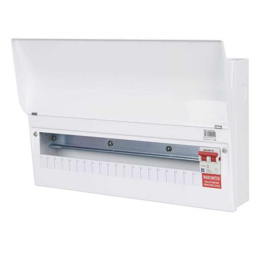 Lewden 20 Way 100A Isolator Incomer Metal Clad Consumer Unit with ...
