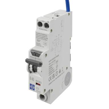 Lewden 40A 1P+N 1 Module Bidirectional B Curve 6kA 30mA Type A Compact ...