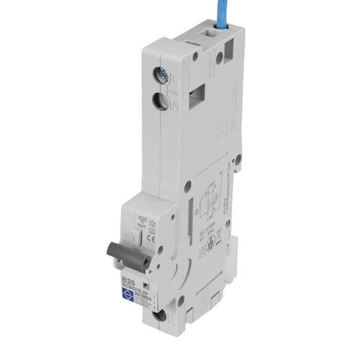 Lewden 20A 1P+N 1 Module B Curve 10kA 30mA Type A RCBO (RCBO10-20/30/1MBA) | CEF