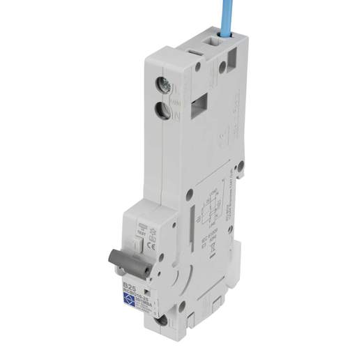 Lewden 25A 1P+N 1 Module B Curve 10kA 30mA Type A RCBO (RCBO10-25/30/1MBA) | CEF