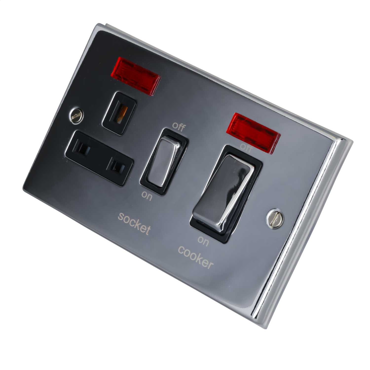 LGA Selectric 7M-Pro 45A Cooker Control Unit with Neon Metal / Black ...