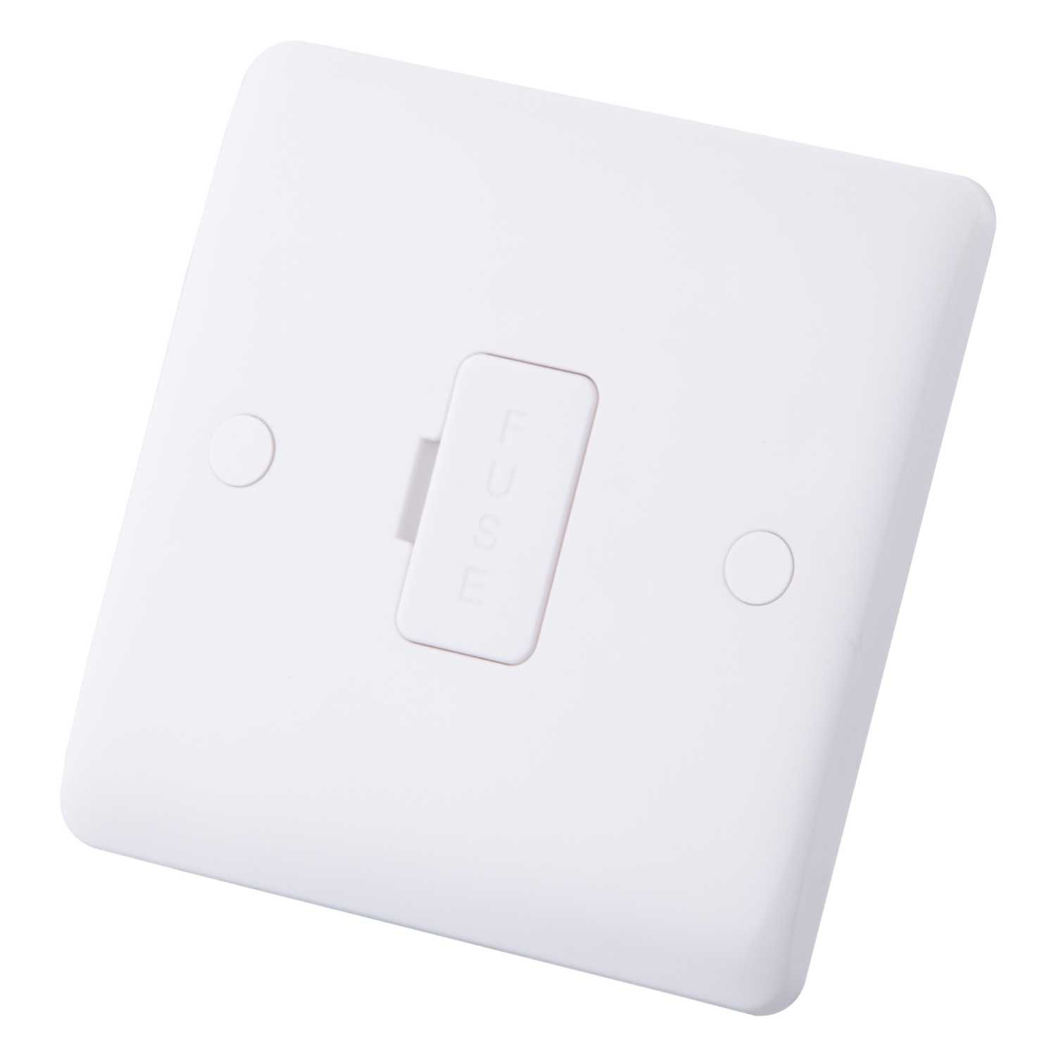 M2 Slimline 13A Unswitched Fused Spur White (1010-040) | CEF