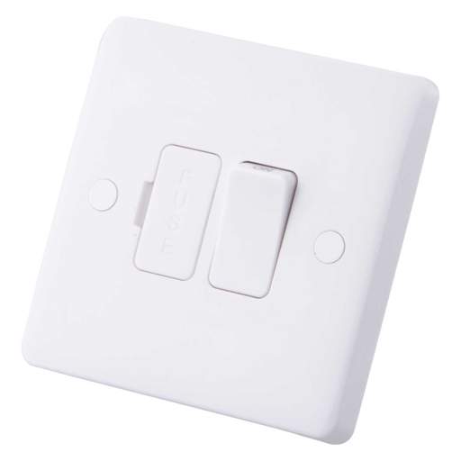 M2 Slimline 13A DP Switched Fused Spur White (1010-044) | CEF