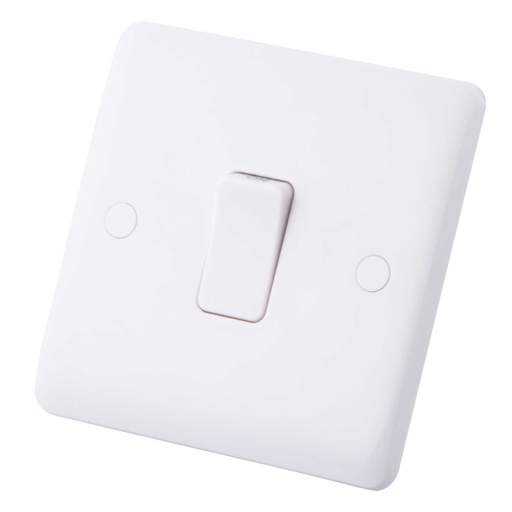 M2 Slimline 20A DP Switch White (1010-050) | CEF