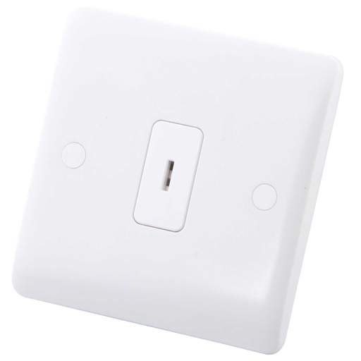 M2 Slimline 10A DP 1 Gang Key Switch White (1010-057) | CEF