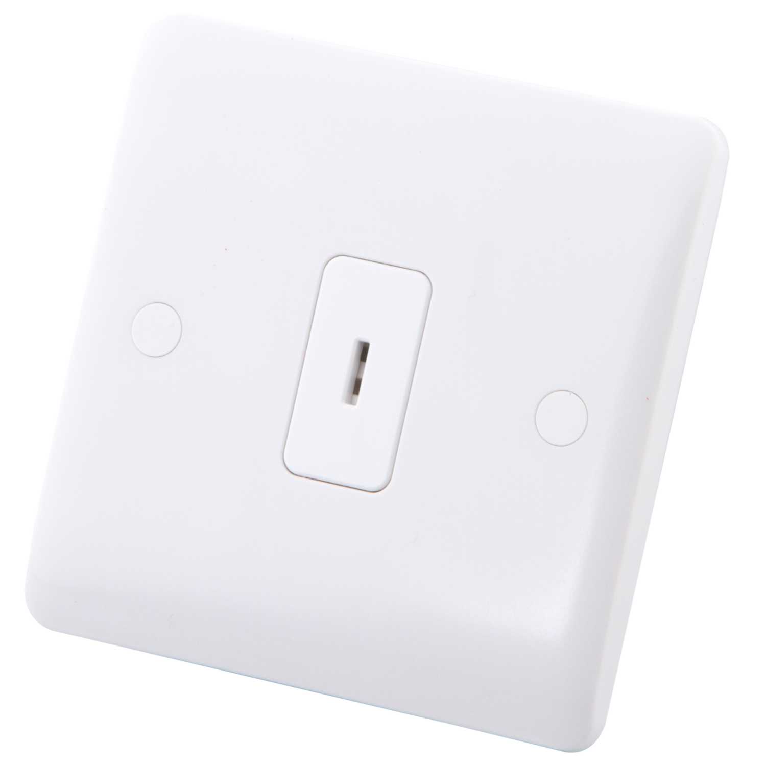 M2 Slimline 10A DP 1 Gang Key Switch White (1010-057) | CEF