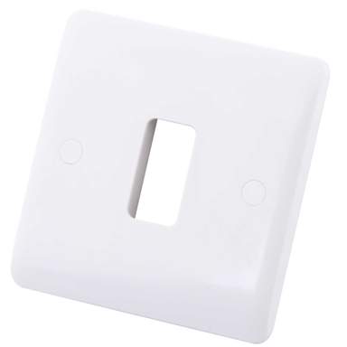 1 Gang 1 Module Front Plate White ( 1010-080 ) | CEF