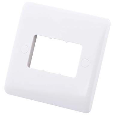 1 Gang 3 Module Front Plate White ( 1010-082 ) | CEF