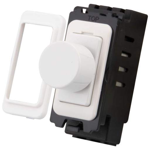 M2 Grid 6A 2 Way Dummy Dimmer Switch Grid Module White (3011-029) | CEF