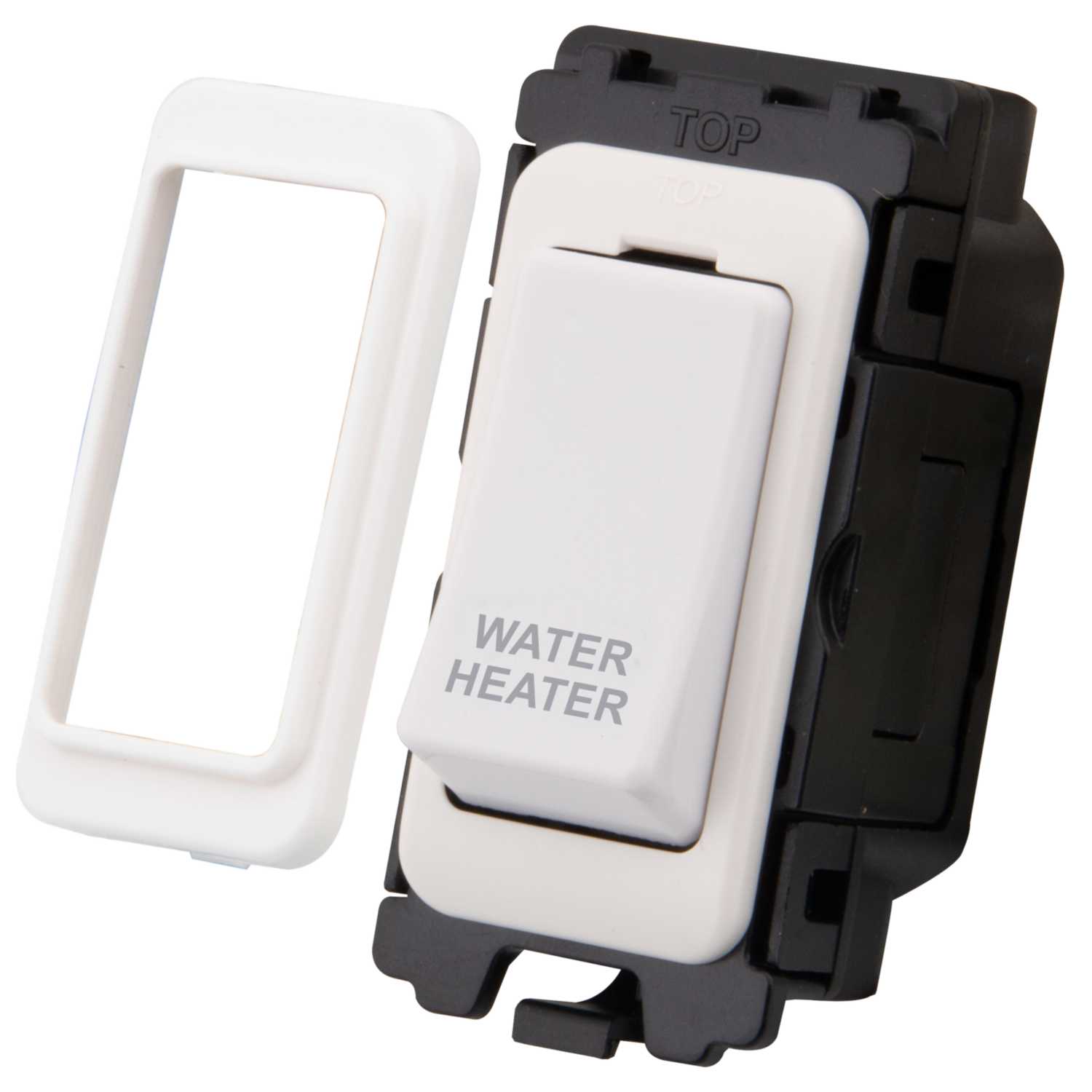 M2 Grid 20A Double Pole Grid Switch marked Water Heater (3011-050WH) | CEF