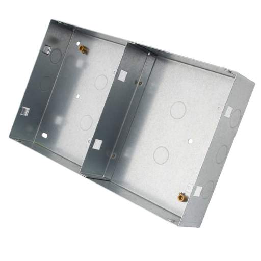 M2 Grid Media Plate Flush Metal Back Box (3011-363) | CEF