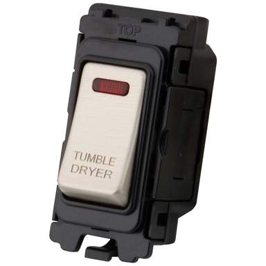 M2 Grid 20A Double Pole Grid Switch with Neon marked Tumble Dryer ...