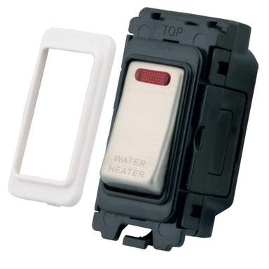 M2 Grid 20A Double Pole Grid Switch with Neon marked Water Heater ...