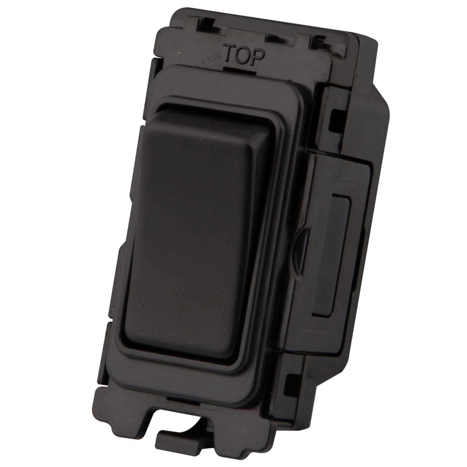 M2 Grid 20A 1 Way Grid Switch Painted Matt Black (3080-001) | CEF