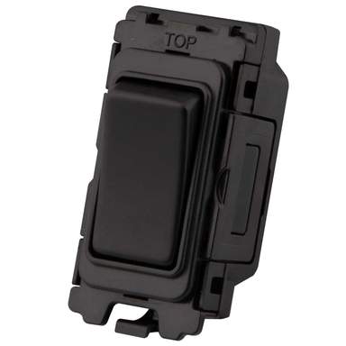 M2 Grid 20A 2 Way Grid Switch Painted Matt Black (3080-002) | CEF