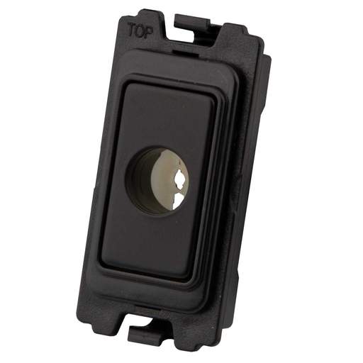 M2 Grid 20A Grid Flex Outlet Painted Matt Black (3080-055) | CEF