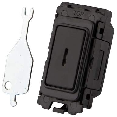 M2 Grid 2 Way Grid Key Switch Painted Matt Black (3080-058) | CEF