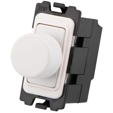 M2 Grid 2 Way LED Grid Dimmer Module Painted Matt White (3110-021) | CEF