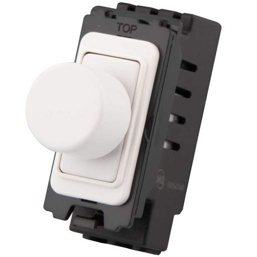 M2 Grid 2 Way Intelligent Grid Dimmer Module Painted Matt White (3110 ...