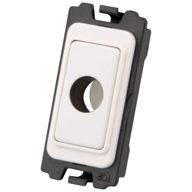 M2 Grid 20A Grid Flex Outlet Painted Matt White (3110-055) | CEF