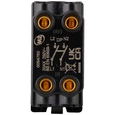 M2 Grid 20A DP 2 Way Grid Key Switch marked EMG LTG TEST Granite Blue ...