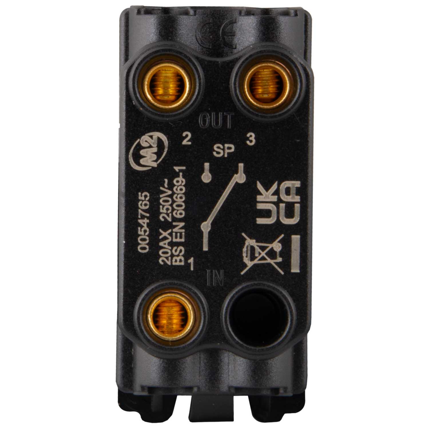 M2 Grid 20A 2 Way Grid Switch Gunmetal (3207-002) | CEF