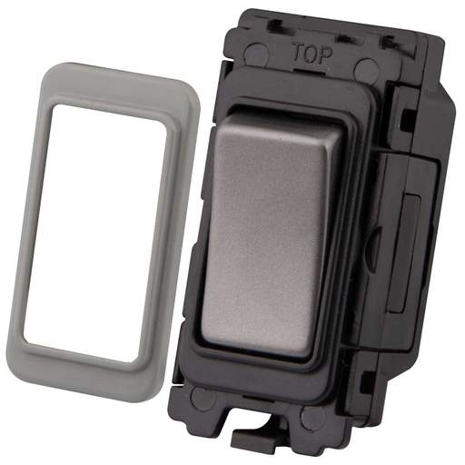 M2 Grid 20A 2 Way Grid Switch Gunmetal (3207-002) | CEF