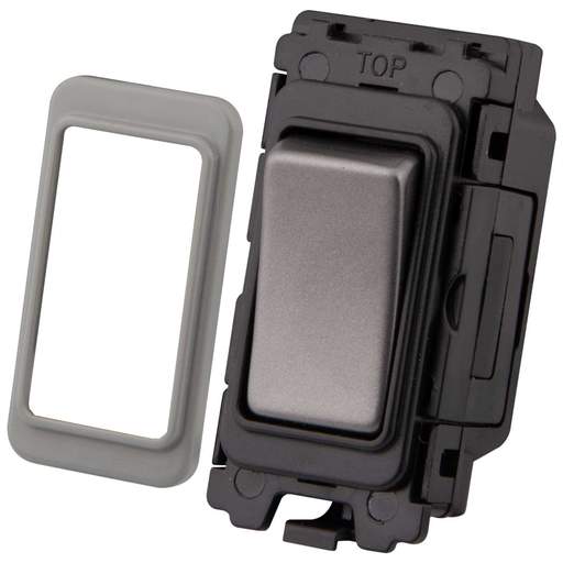 M2 Grid 20A Intermediate Grid Switch Gunmetal (3207-007) | CEF