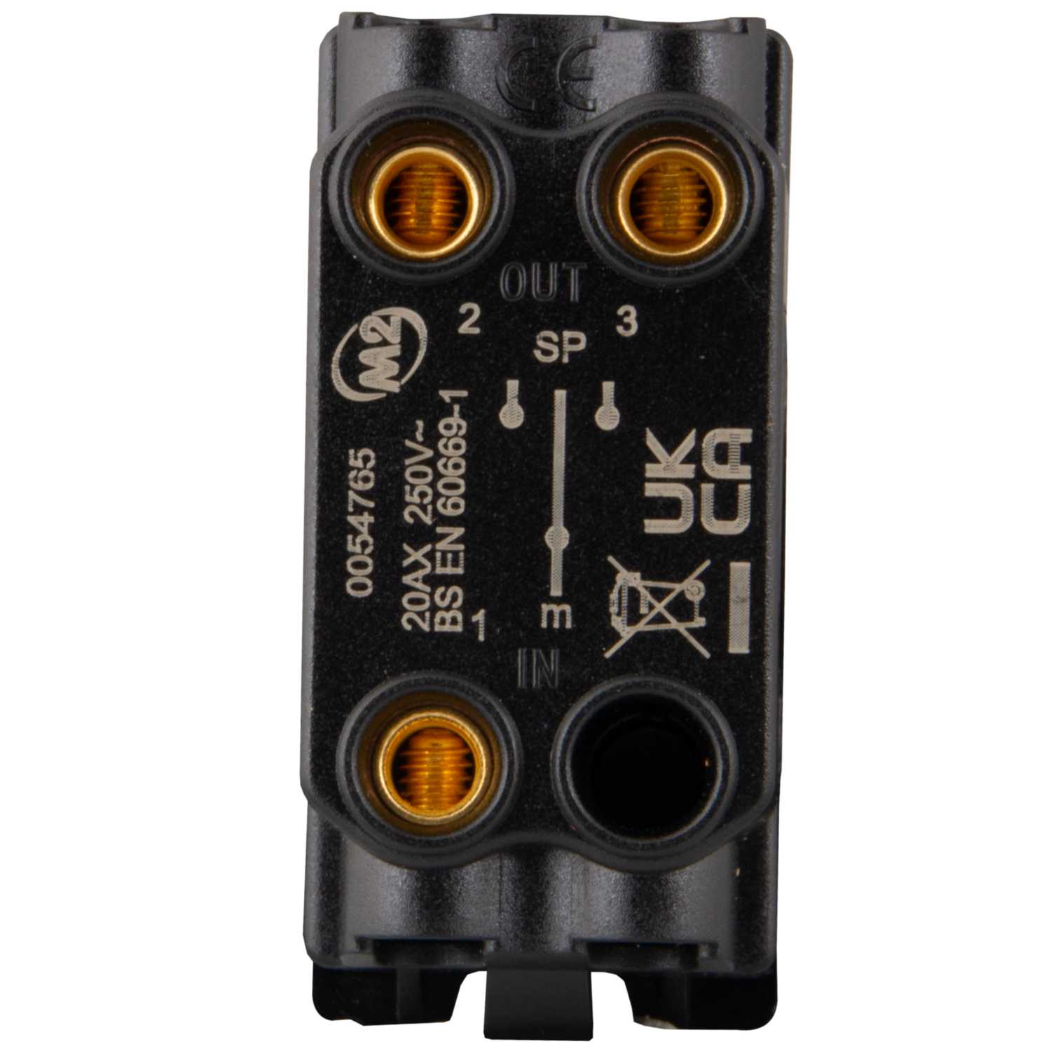 M2 Grid 20A 3 Position Retractive Grid Switch Gunmetal (3207-010) | CEF