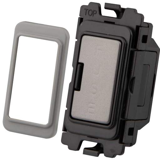 M2 Grid 13A Fused Grid Module Gunmetal (3207-040) | CEF