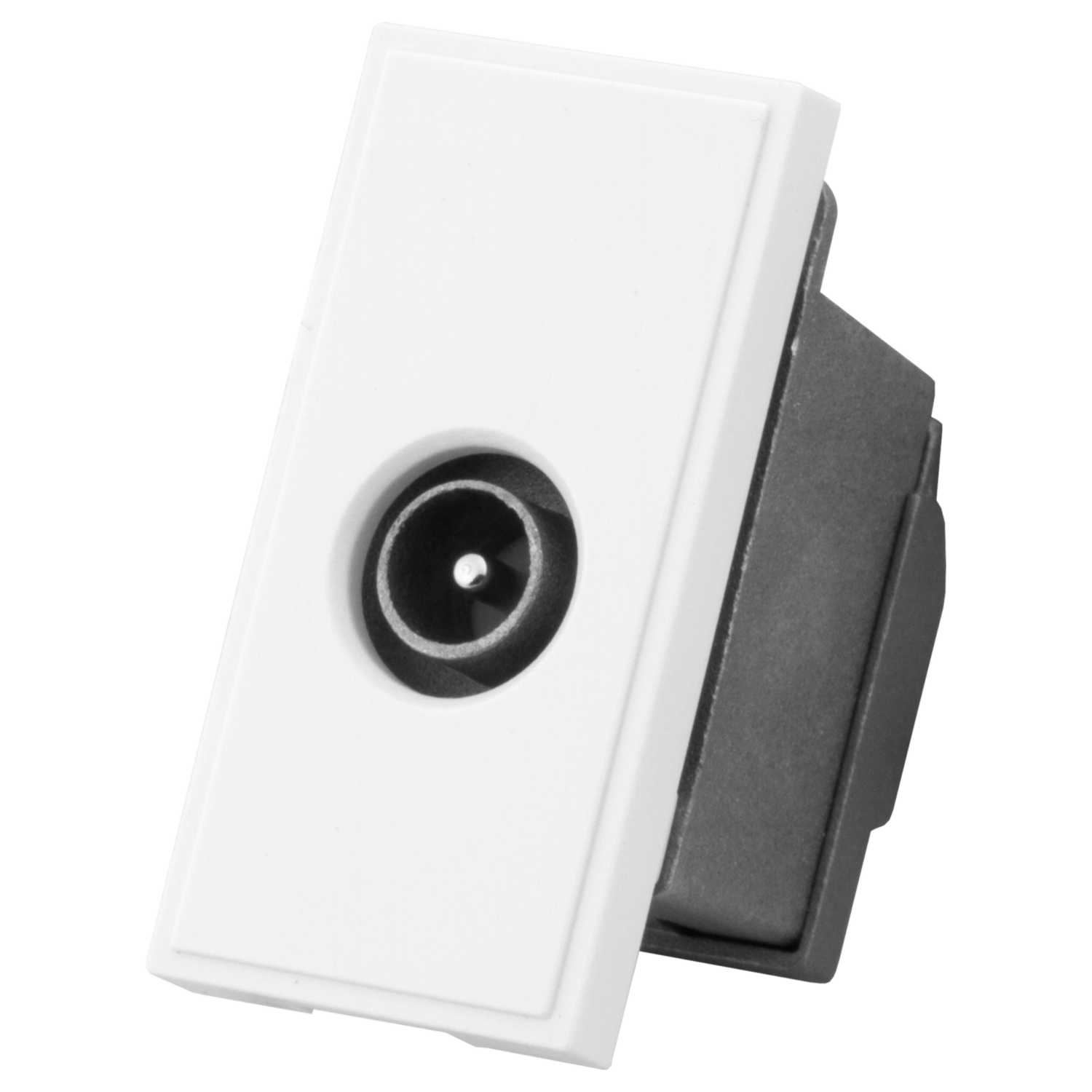 M2 Grid TV Coax Non Isolated Euro Module White (3210-300) | CEF