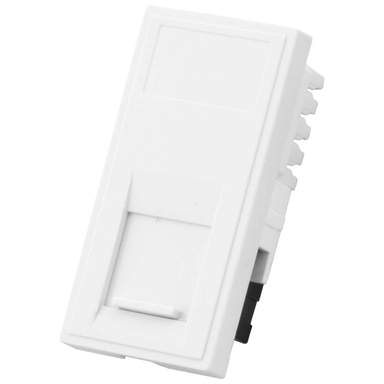 M2 Grid RJ45 CAT6 Euro Module White (3210-308) | CEF