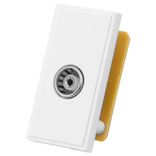 M2 Grid TV Coax Euro Module White (3210-336) | CEF